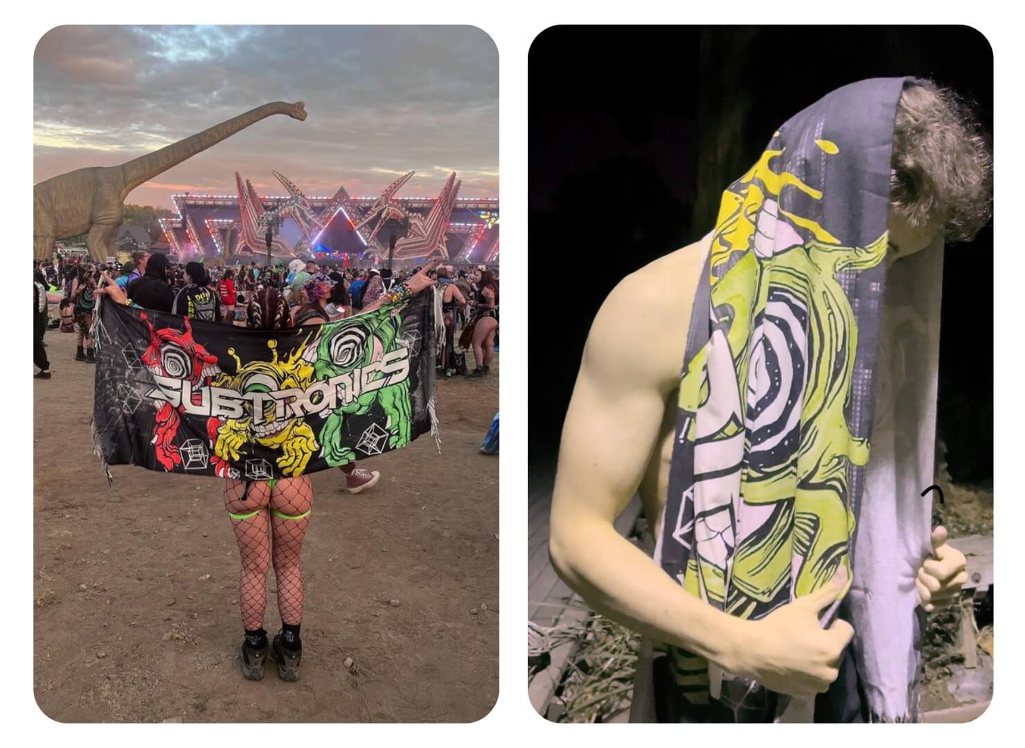 SPECTRUM - Custom Rave Pashmina – Pashmaniac